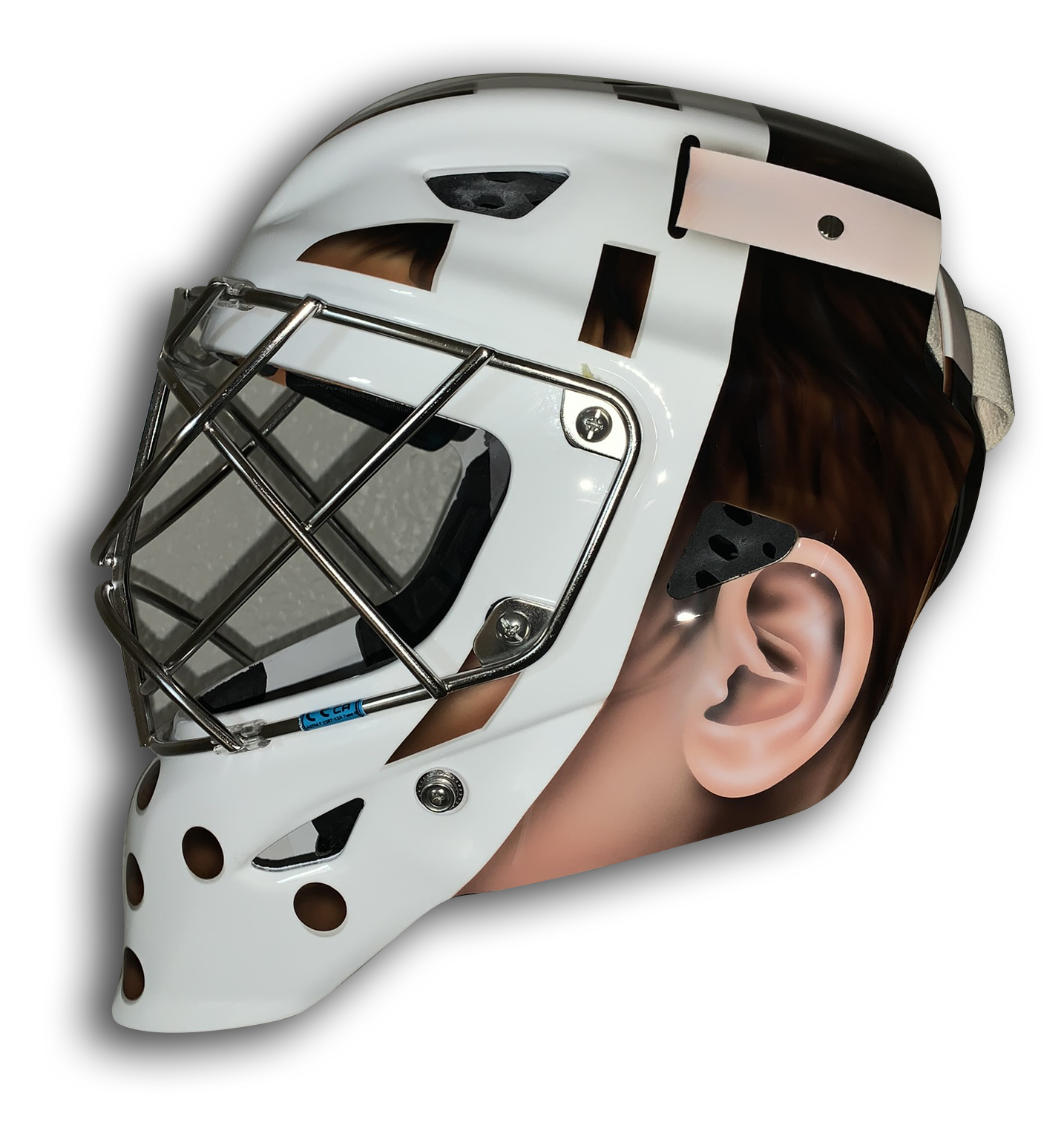 Retro Custom Goalie Mask -Custom Painted Hockey Helmets